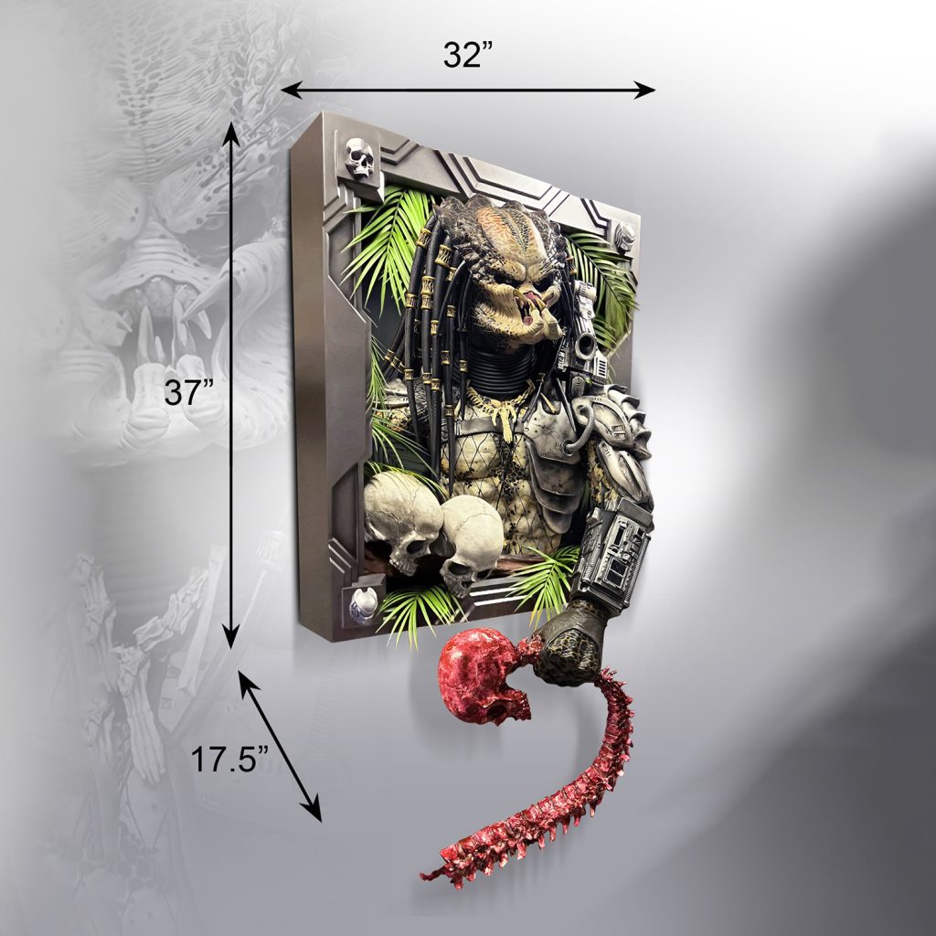 Predator Life-Size Wall Decor Limited Collectible Wall Art – Comic Concepts