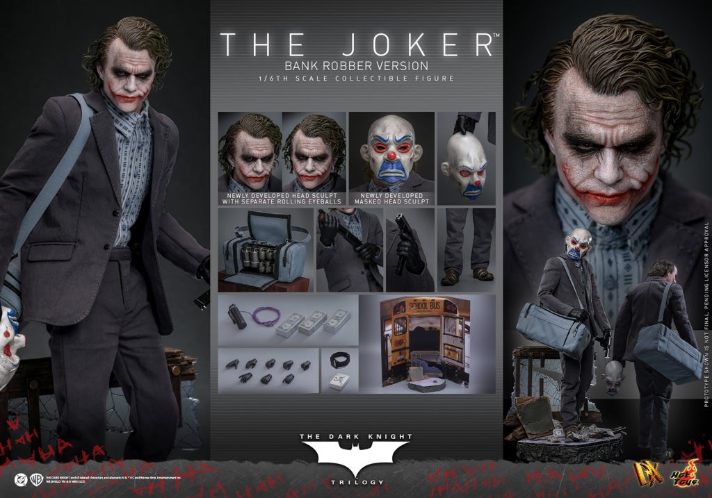 Bank Robber Joker Sixth Scale Figure The Dark Knight Limited ...