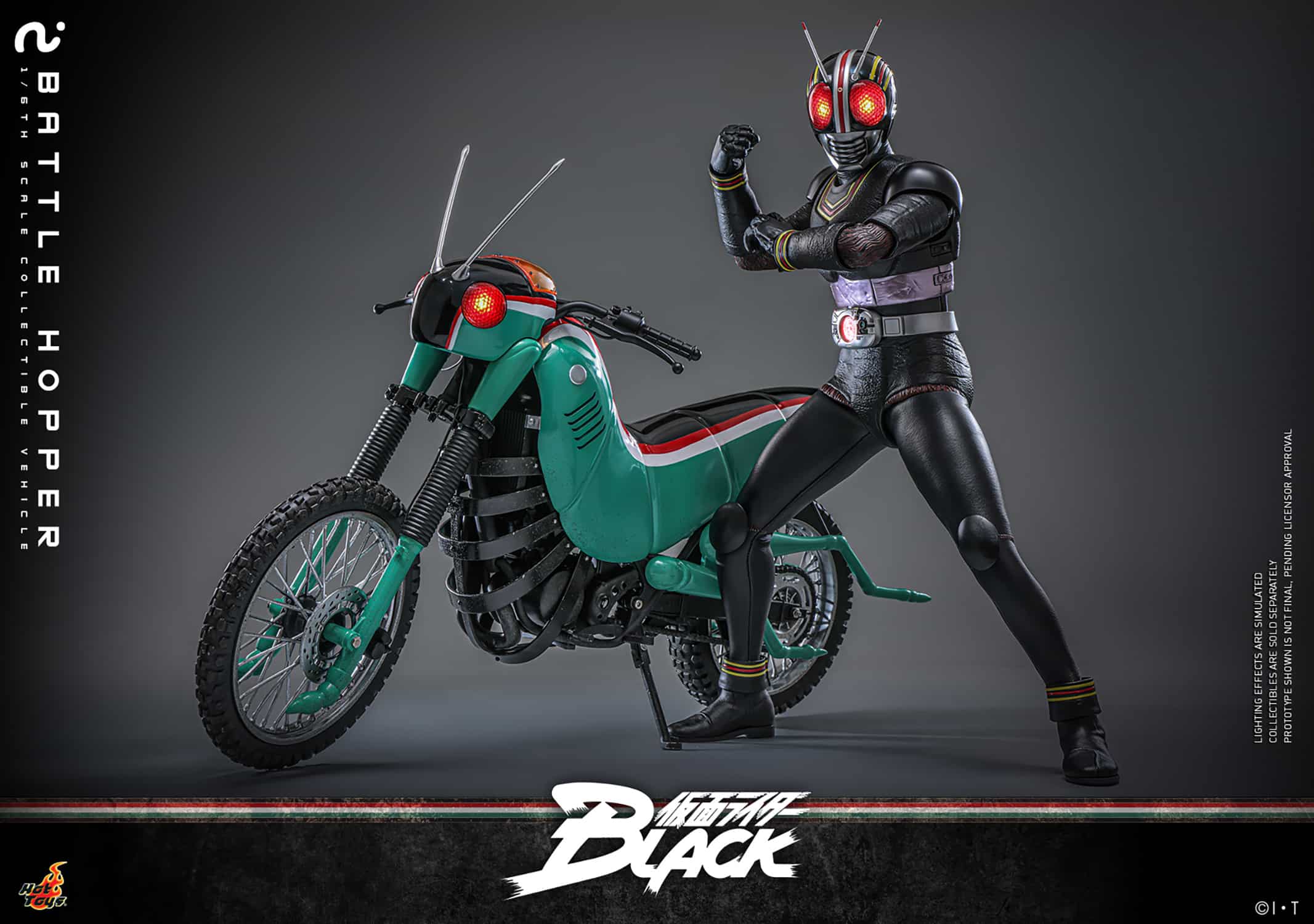 Battle Hopper Sixth Scale Figure Accessory Kamen Rider Black Limited ...