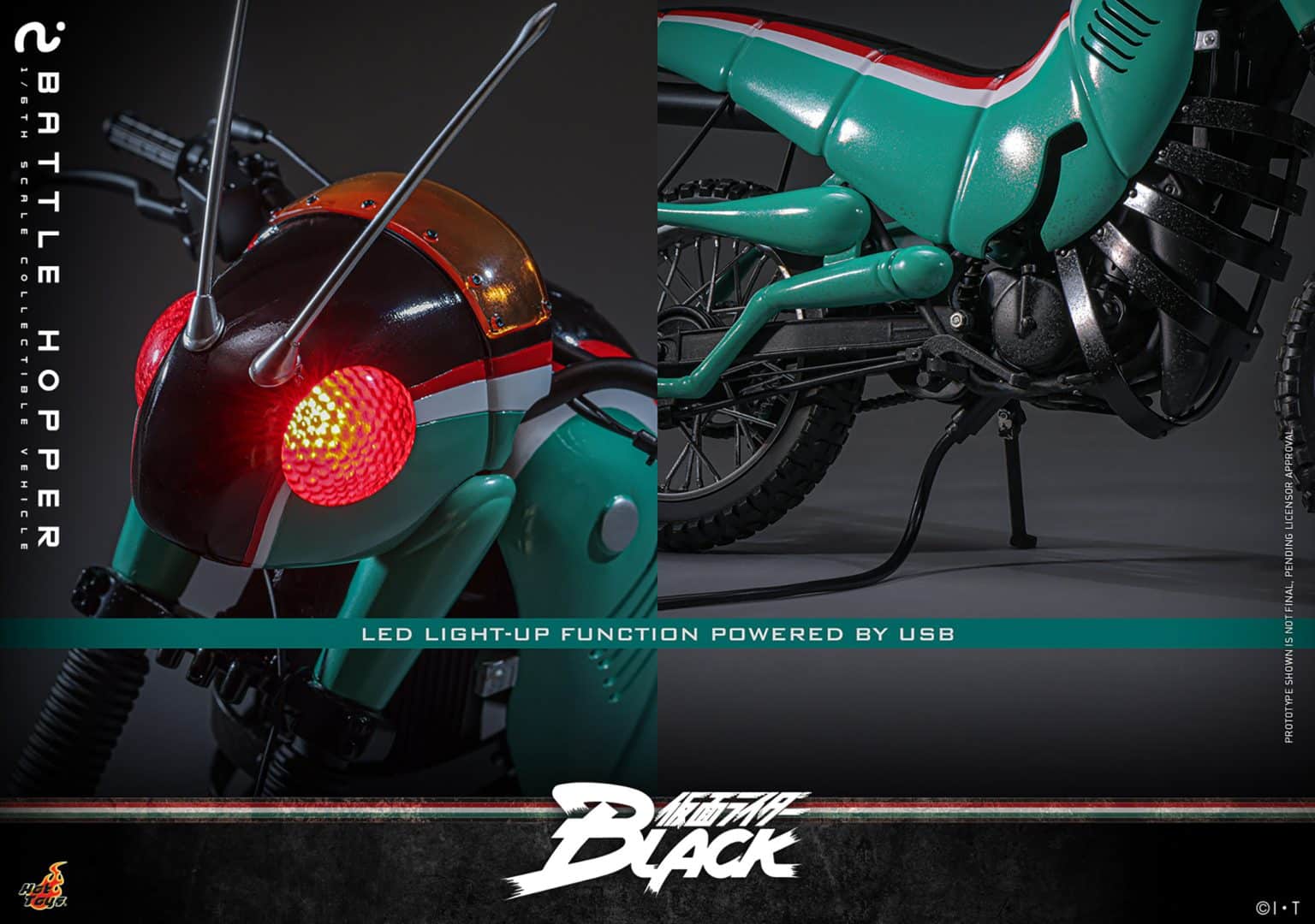 Battle Hopper Sixth Scale Figure Accessory Kamen Rider Black Limited ...