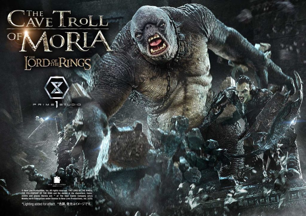 Cave Troll of Moria Statue The Lord Of The Rings Limited Collectible ...