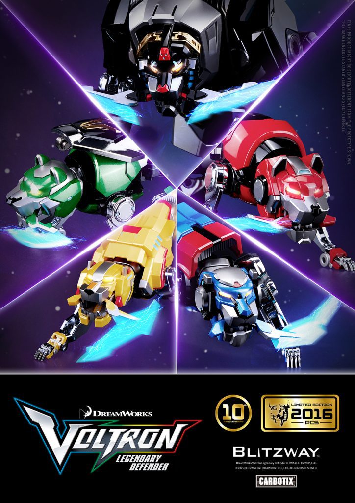 Voltron: Legendary Defender Carbotix Premium Figure 10th Anniversary ...