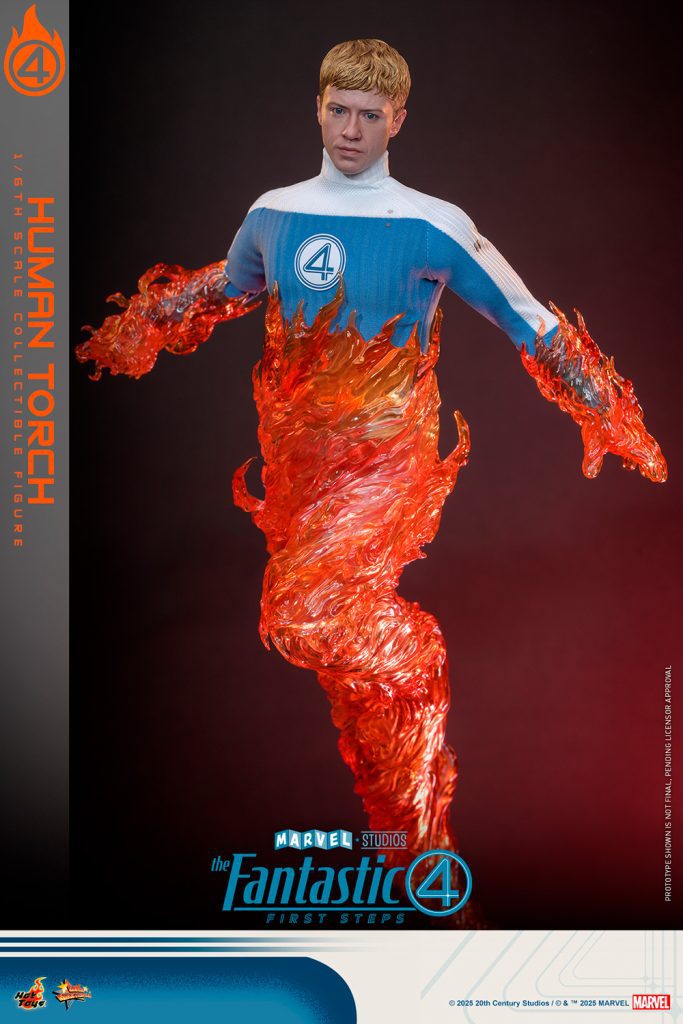 The Human Torch Sixth Scale Figure Fantastic Four Limited Collectible ...