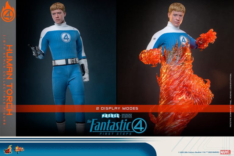 The Human Torch Sixth Scale Figure Fantastic Four Limited Collectible ...