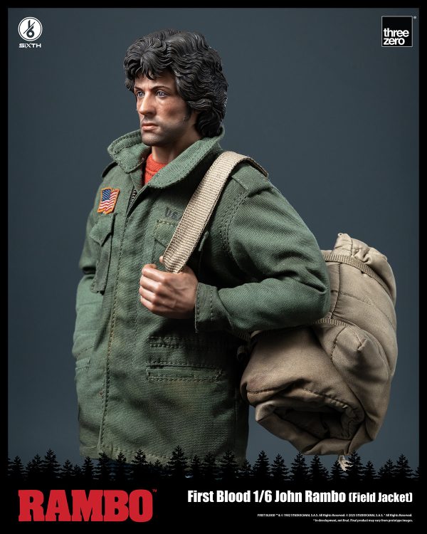 John Rambo Sixth Scale Figure Field Jacket Variant First Blood Limited ...