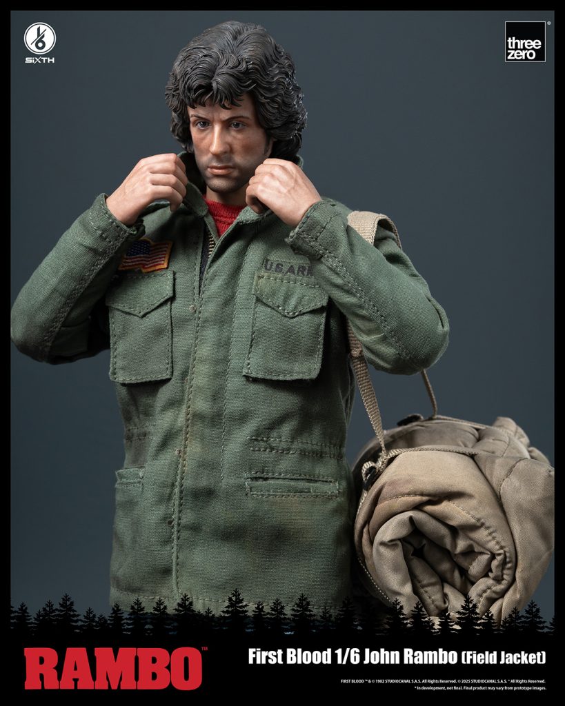John Rambo Sixth Scale Figure Field Jacket Variant First Blood Limited ...