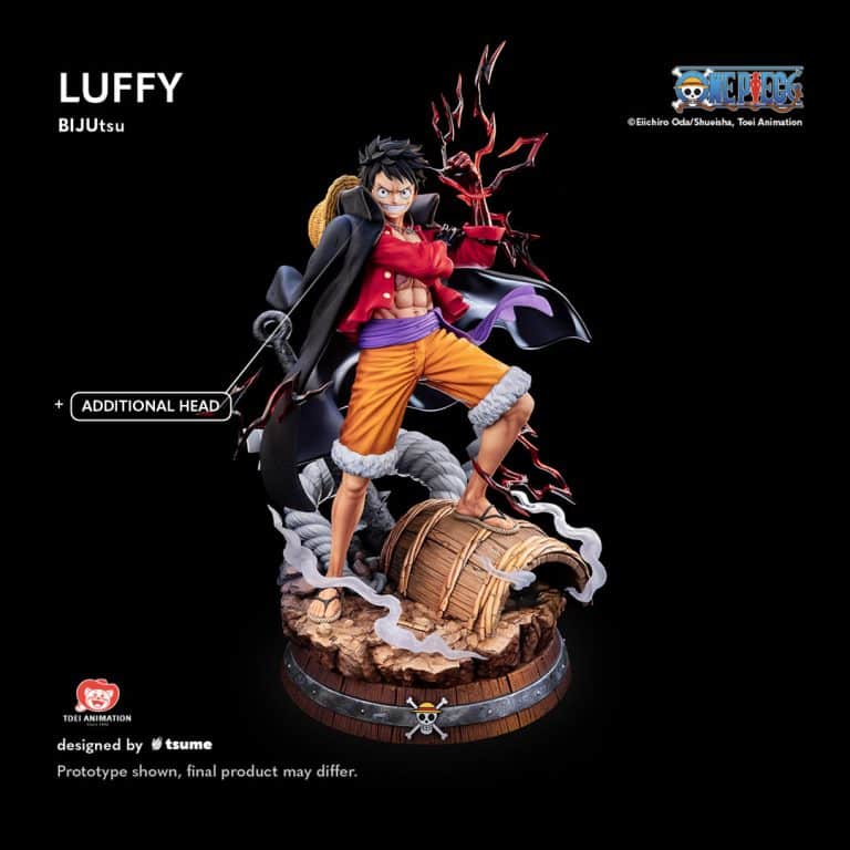 Monkey D. Luffy BIJUtsu 1/4 Statue The Monster Trio Collection One ...