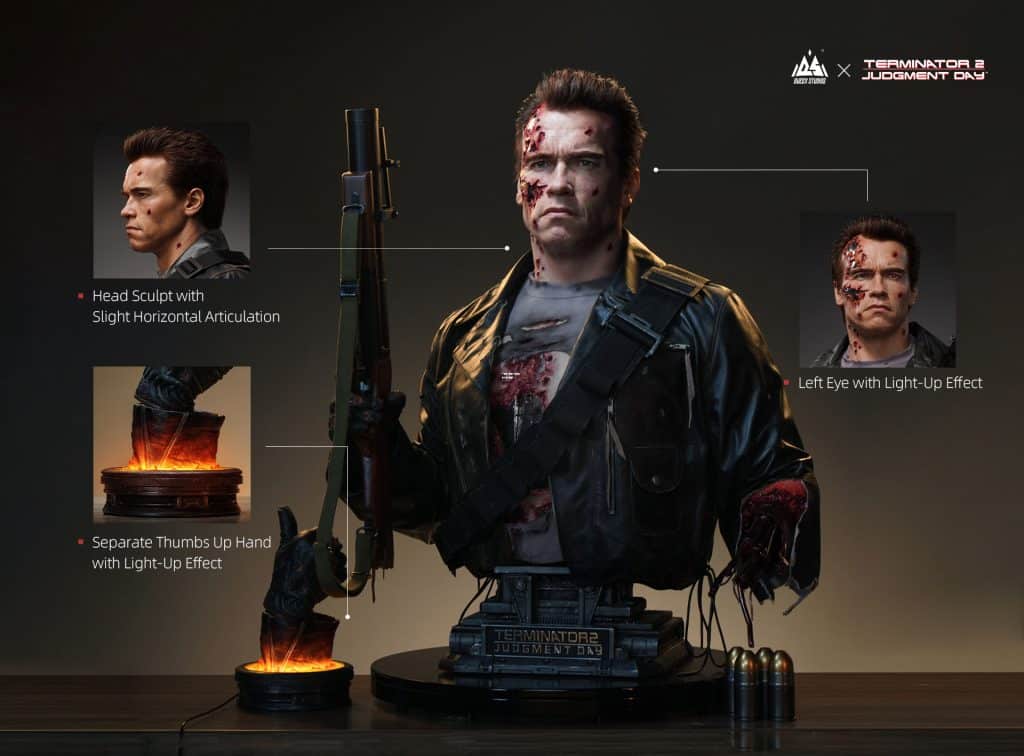 T-800 Battle Damaged Life-Size Bust The Terminator 2 Limited ...