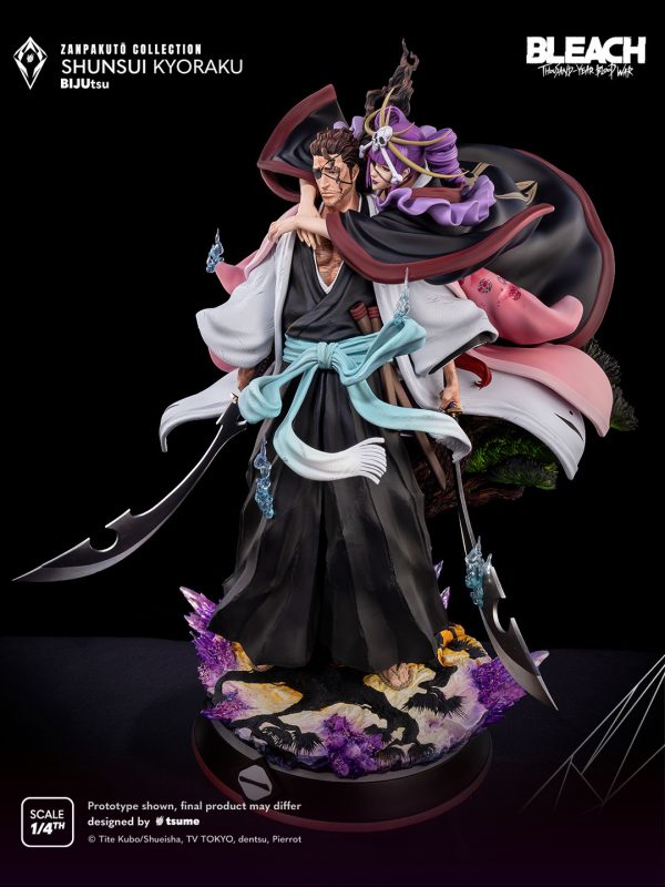 Shunsui Kyoraku Statue BIJUtsu BLEACH Zanpakuto Collection - Comic Concepts