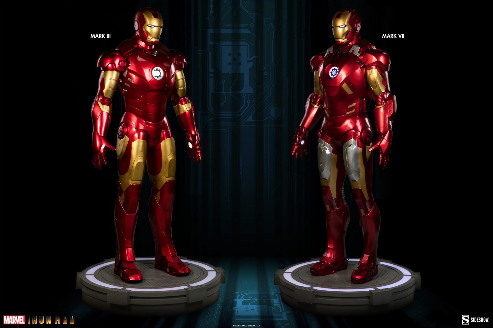 Iron Man Mark III Life-Size Statue Marvel Limited Collectible Figure ...