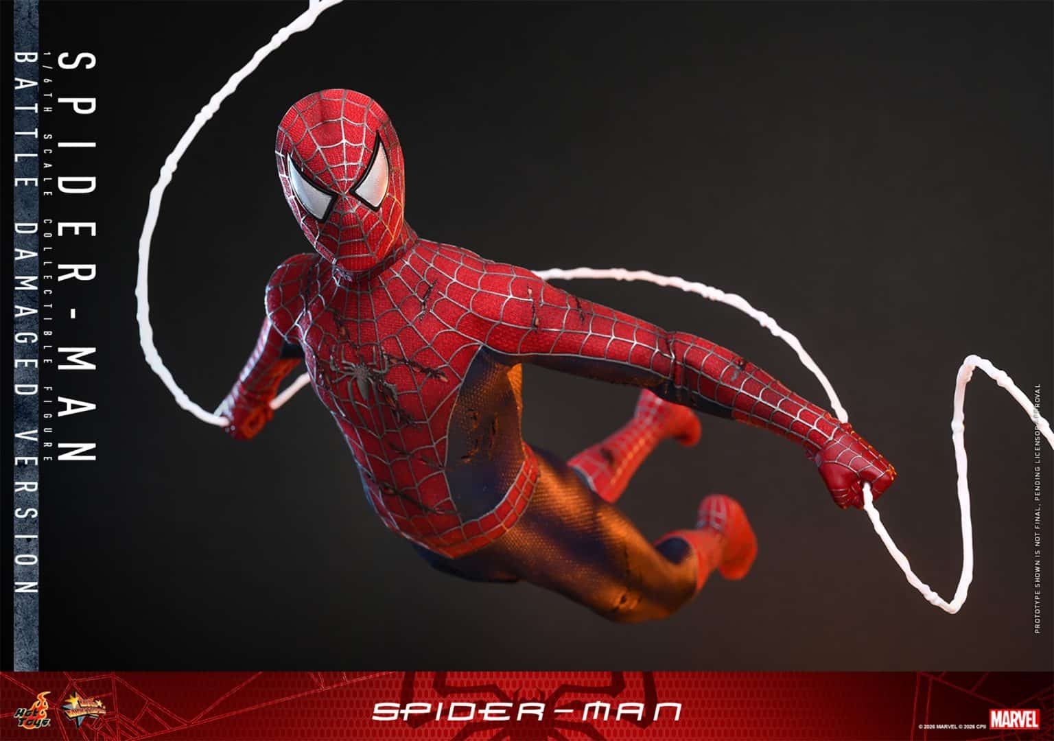 Spider-Man Battle Damaged Sixth Scale Figure Tobey Maguire Variant ...