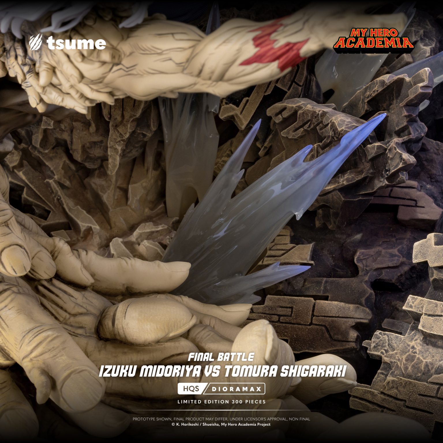 Izuku Midoriya VS Tomura Shigaraki Final Battle Statue 1/4 Scale My ...