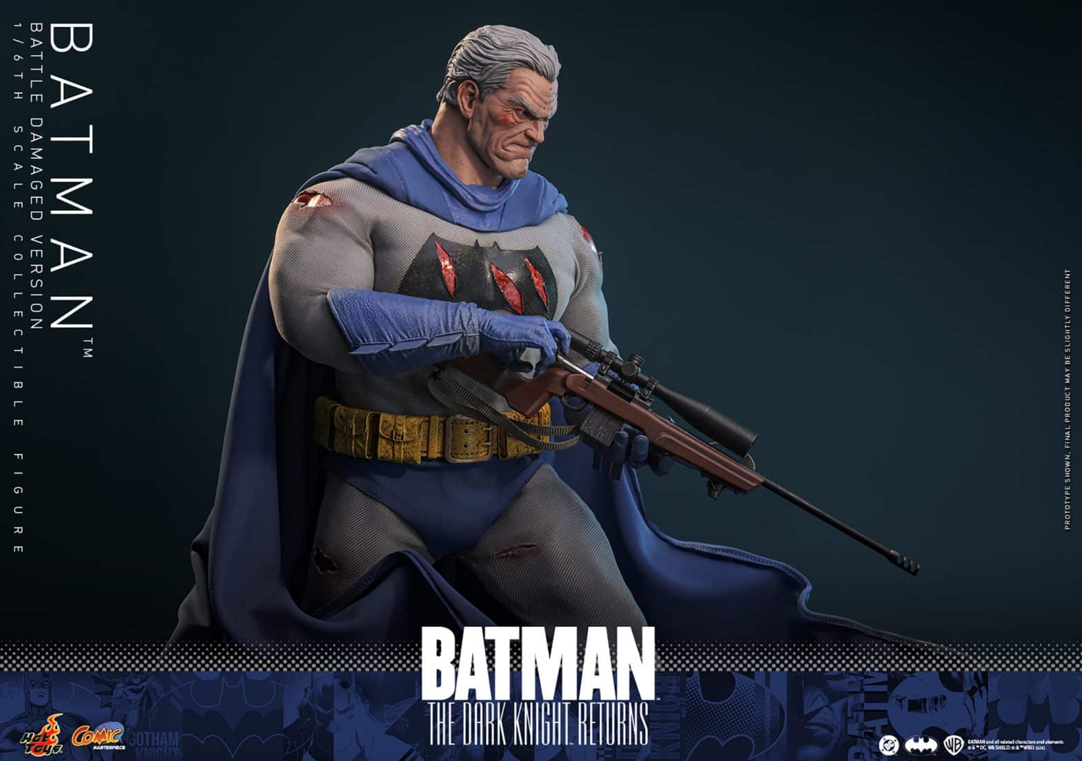 Batman: The Dark Knight Returns Battle Damaged Sixth Scale Figure DC ...